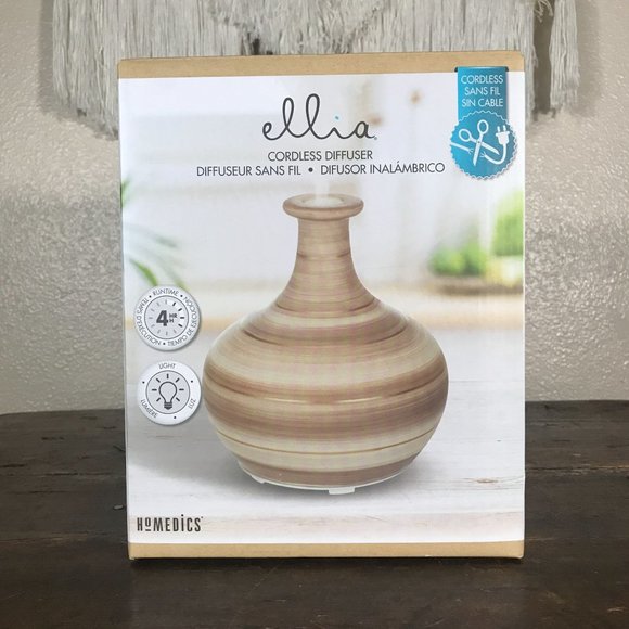 Ellia | Accents | Homedics Ellia Cordless Aroma Diffuser Wander ...